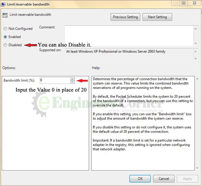 (Solved) How to Make Internet Speed 20% Faster - Engineers Corner